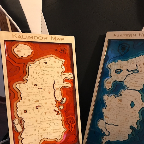 3D Hyrule Map, the Legend of Zelda: Breath of the Wild Map, Handmade ...