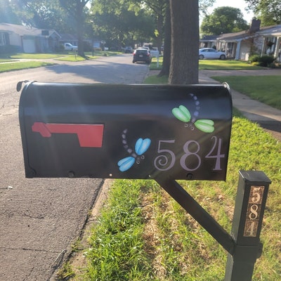 Mailbox Magnet Partial Cover Peace Sign Standard or Jumbo Mail - Etsy