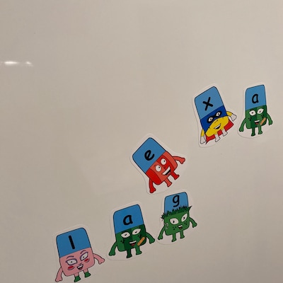 Alphablocks Magnetic Set A to Z Silence E & Plusman - Etsy