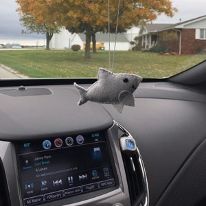 Wool Felt Shark Christmas Ornament / Key Chain / Mobile Attachment ...
