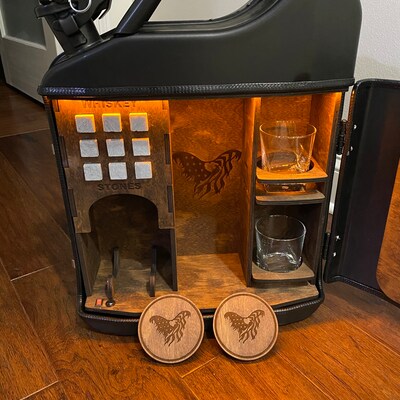 20 L Jerry Can Mini Bar With Alcohol Dispenser Home Mini Bar - Etsy