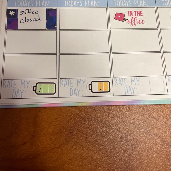 63 Cute Energy Tracker Planner Stickers SSC1043 - Etsy
