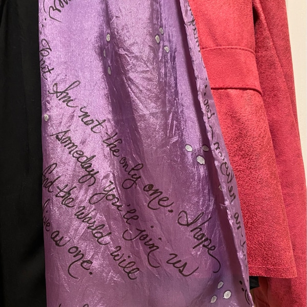 Iris Apfel Life Lessons and Quotes, Handwritten on a Hand Dyed Silk ...