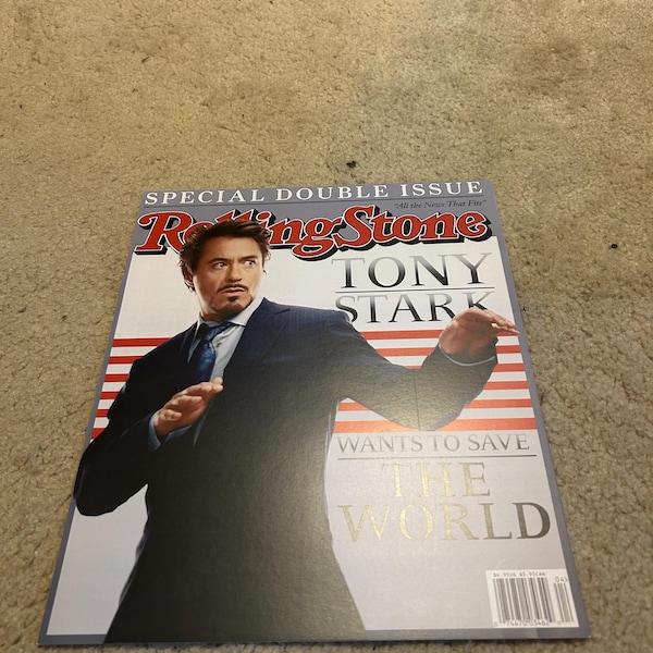 Tony Stark Rolling Stone Cover - Etsy