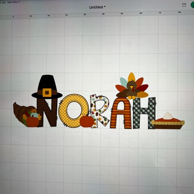 Thanksgiving Alphabet PNG, Thanksgiving PNG Letters, Numbers ...
