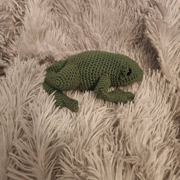 Little Realistic Frog - Critter Stitch Crochet Pattern/amigurumi - Etsy
