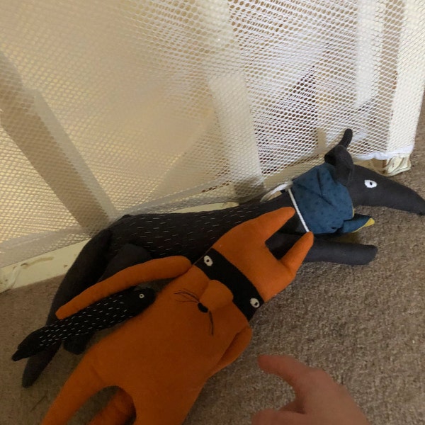 Bandit Fox & Fish - Etsy