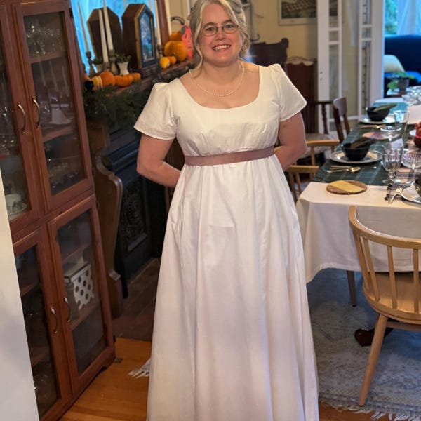 Digital PDF Pattern for Regency Dress - Mix and Match Regency Dress ...