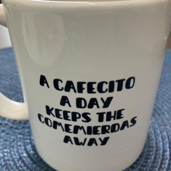 La Chismosa Coffee Mug, Chisme & Cafecito Mug, Gossip Mug, Spanglish ...
