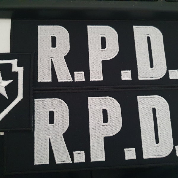 Resident Evil - RPD Kit - Embroidered Patch - Iron/sew on - Loop & Hook ...
