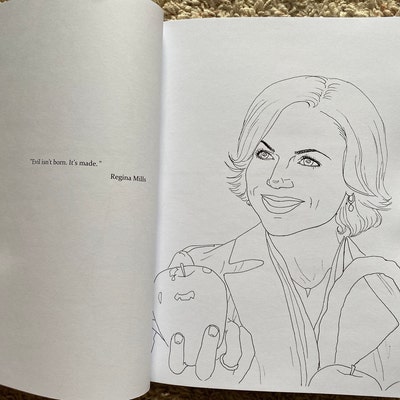 Once Upon A Time Coloring Book - Etsy