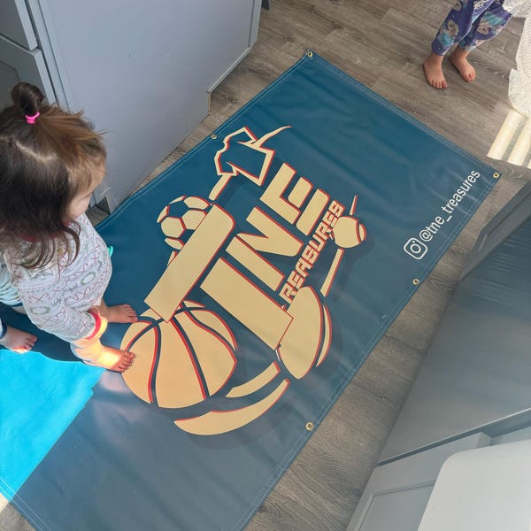 STAND INCLUDED Custom Logo Backdrop Banner, Step and Repeat Business ...