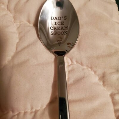 Dads Ice Cream Spoon, Christmas Gifts for Dad From Daughter, Dads Ice ...