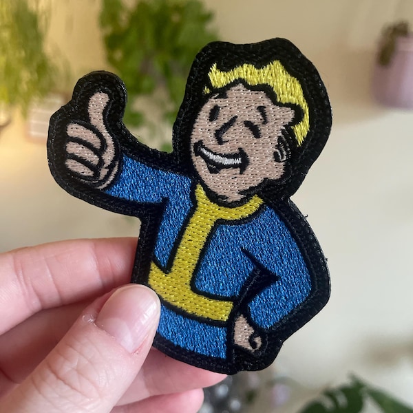 Vault Boy Embroidered Patches - Etsy