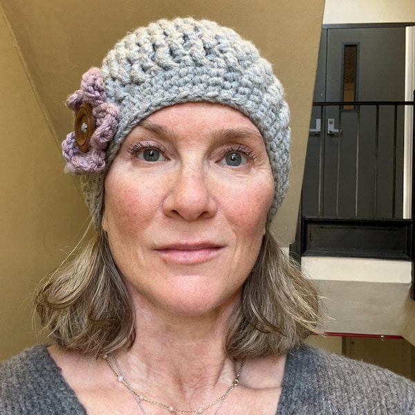 Crochet Chemo Hat Pattern, Easy Crochet Beanie Pattern, Crochet Beanie ...