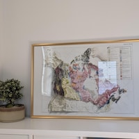 Cumbria County, England - Shaded Relief Map - Natural Topography - Etsy