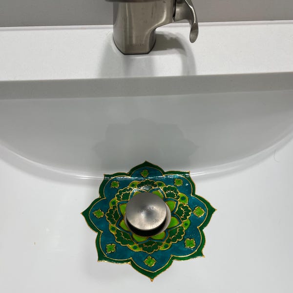 Sink Mandala Decal, Bathroom Art, Bath Sticker, Self-adhesive Sink ...