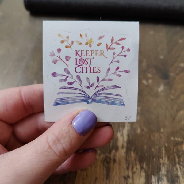 Keeper of the Lost Cities Watercolor Sticker, KOTLC Merch - Etsy