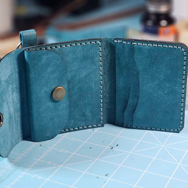 Leather Wallet Pattern Svg /leather Wallet Pattern /A4 and Us Letter ...