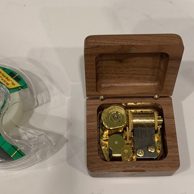 Custom Melody Music Box / Personalized Music Box With a Custom Metal ...