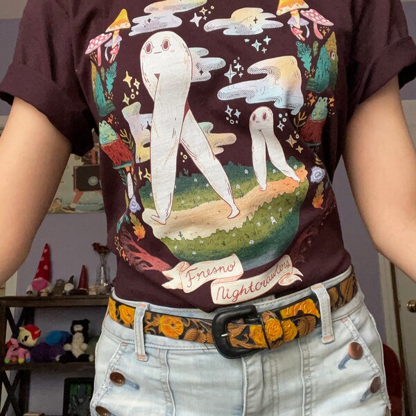 Fresno Nightcrawler - Cryptid Portraits - Short-sleeve Unisex T-shirt ...