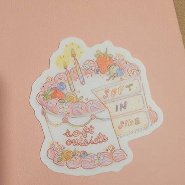 Unbothered Moisturized Happy in My Lane Focused Flourishing Frog Vinyl ...