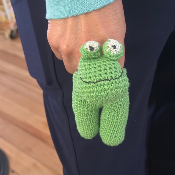 Crochet Pattern: Two Finger Puppets - Frog (instant Download) - Etsy