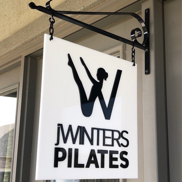 20'' Hanging Sign Bracket, Heavy Duty Steel Wall Bracket, Made in ...