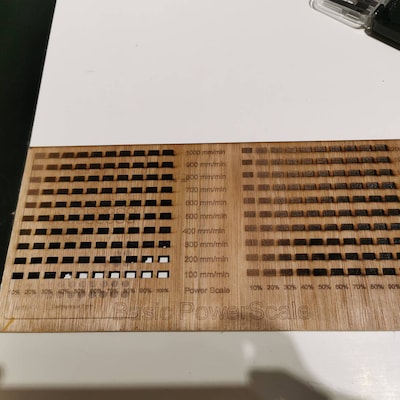 Laser Test/lightburn File/power Scale/power Test - Etsy Canada