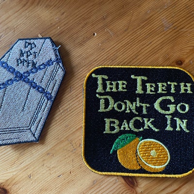 Do Not Open Coffin Patch Fully Embroidered, Horror Podcast Badge, MAG ...