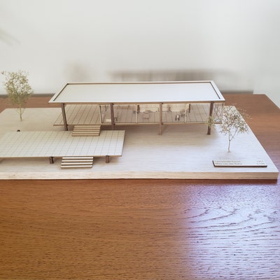 Architectural Model Custom 1/100 Scale Personalized Wooden Miniature of ...