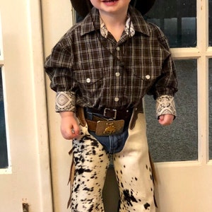 Custom Made Hair on Hide Kid's Chaps/ Youth/ Toddler/new | Etsy