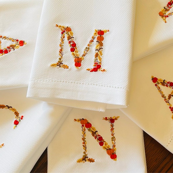 Machine Embroidery LETTER M Uppercase 3"/7,5 Cm Thanksgiving Font ...
