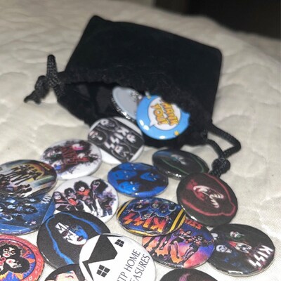 70's 80's Classic Rock Band 70's 80's Hard Rock Music Pinback Buttons ...