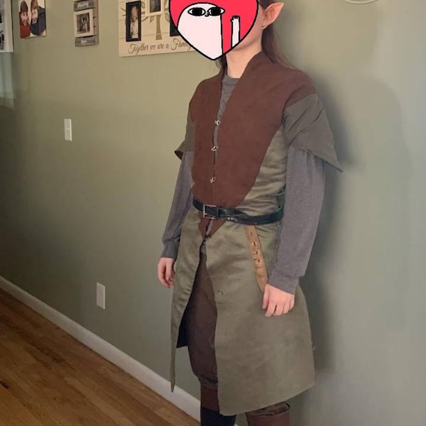 Legolas Tunic Cosplay Pattern: Lord of the Rings (PDF Pattern, Sizes 50 ...
