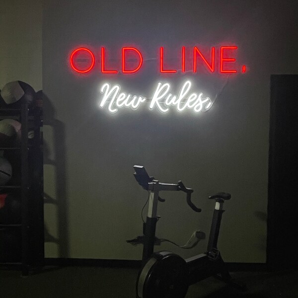 Neon Sign for Gym Neon Sign Custom, Work Out Neon Sign, Fitness Neon ...