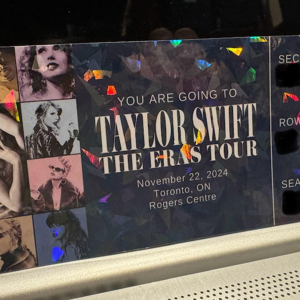 Physical Ticket Custom Personalized Laminated Concert Event Ticket ...