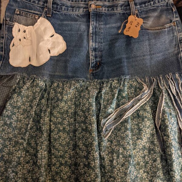 Upcycled Country Boho "teal Plains" Flannel Shirt – Size 2XL - Etsy