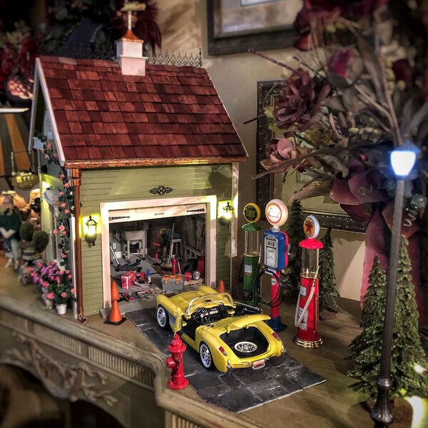 Handcrafted 36-inch Diorama Miniature City for Action Figures Display ...
