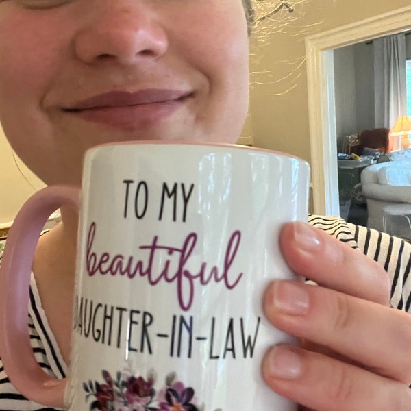 Daughter in Law Mug, Daughter-in-law Gift, DIL Gift, for My Daughter in ...