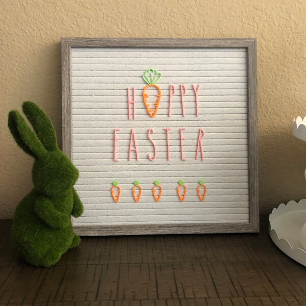 Happy Easter Letter Board Icons - 3D Printed Easter Decor - Etsy
