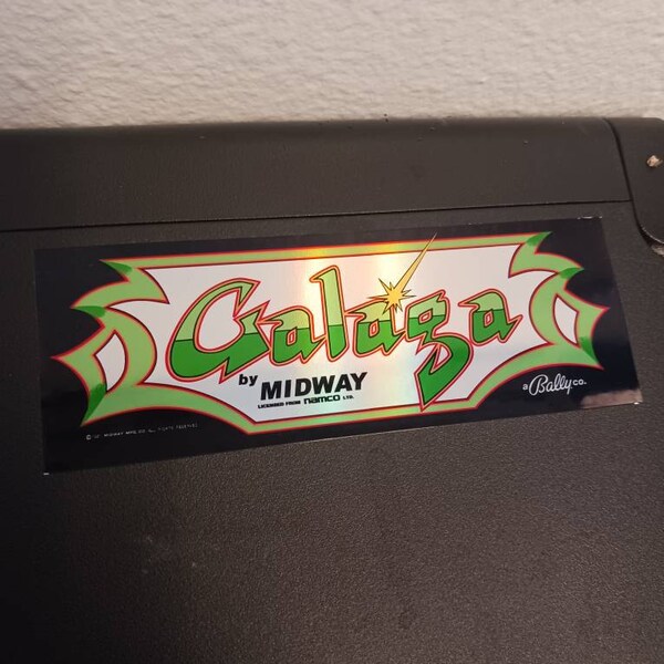 Tekken 4 Arcade Logo Sticker 2x4.5” Glossy Decal Holographic Rainbow ...