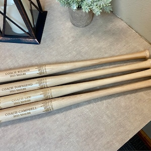 Personalized Mini Baseball Bat Laser Engraved Wood Wedding - Etsy
