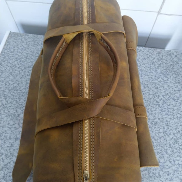 Leather Bag Pattern/leather Duffel Pattern/leather Pdf Template ...