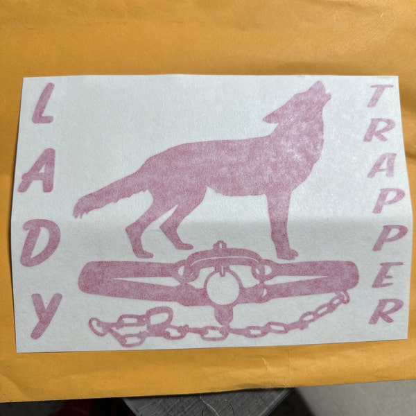 Coyote Trapper Vinyl Decal Trapping Design Truck Car Suv Window Sticker, Trapper Decal - Etsy