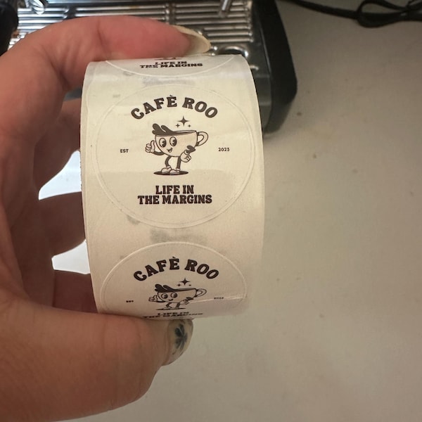 Coffee Shop Labels, Iced Coffee Cup Label, Coffee Shop Party Stickers ...