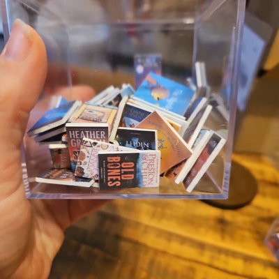 CUSTOM MINI BOOK Box: Mini Book Cube, Book Gift, Book Trinket, Keepsake ...