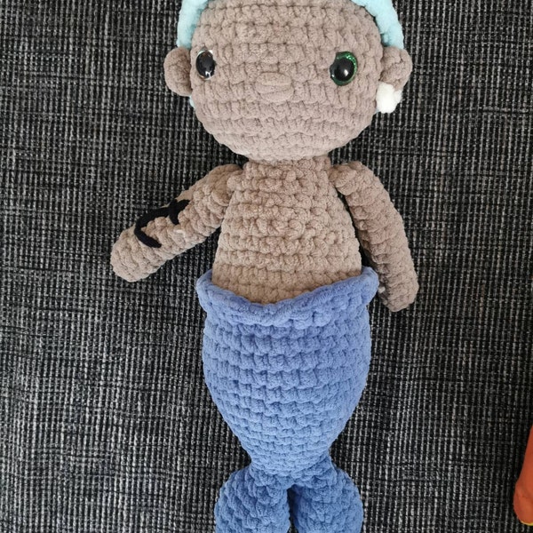 The Original Merboys Amigurumi Pattern, Crochet Merboy Plushie Pattern ...