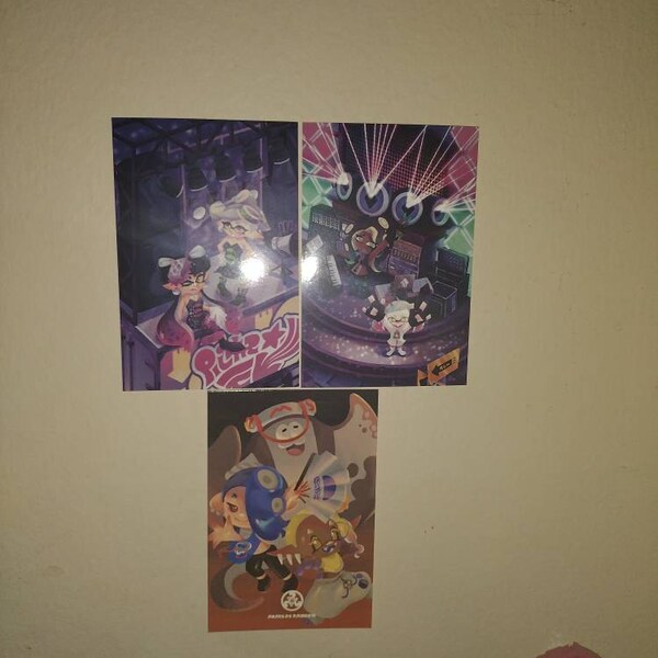 Splatoon Hotlantis WV3 Posters Harmony Paruko Tartar Dedf1sh Octoling ...