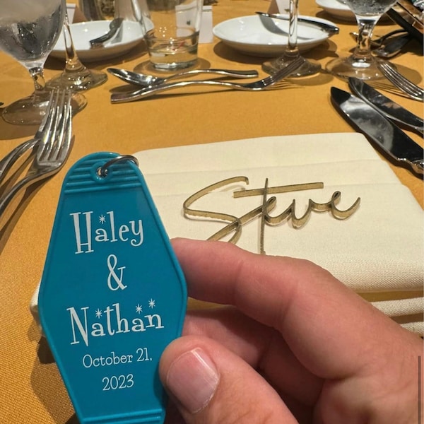Place Setting Names for Wedding Party Formal Dinner Elegant Custom ...